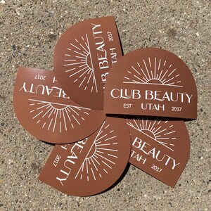 Full Color Stickers No Minimum / Your Logo or Artwork / Sticks to Glass ...