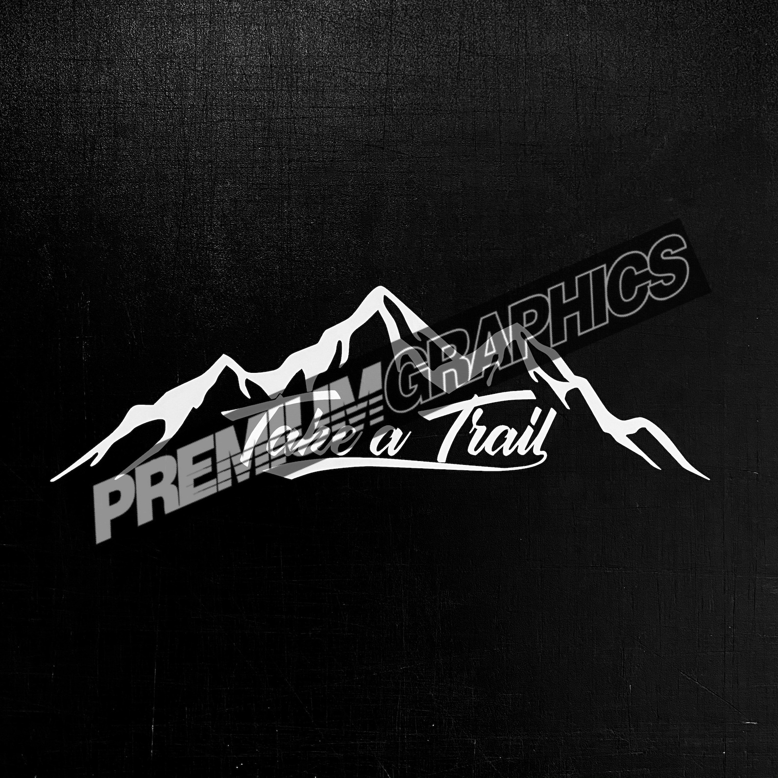 Take a Trail Decal Sticker / Mountain Adventure Wanderlust - Etsy