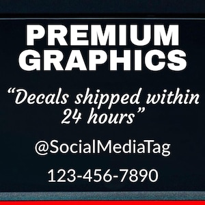 Fully Customizable Trucking Decal / Your Company Name or Logo Vinyl ...