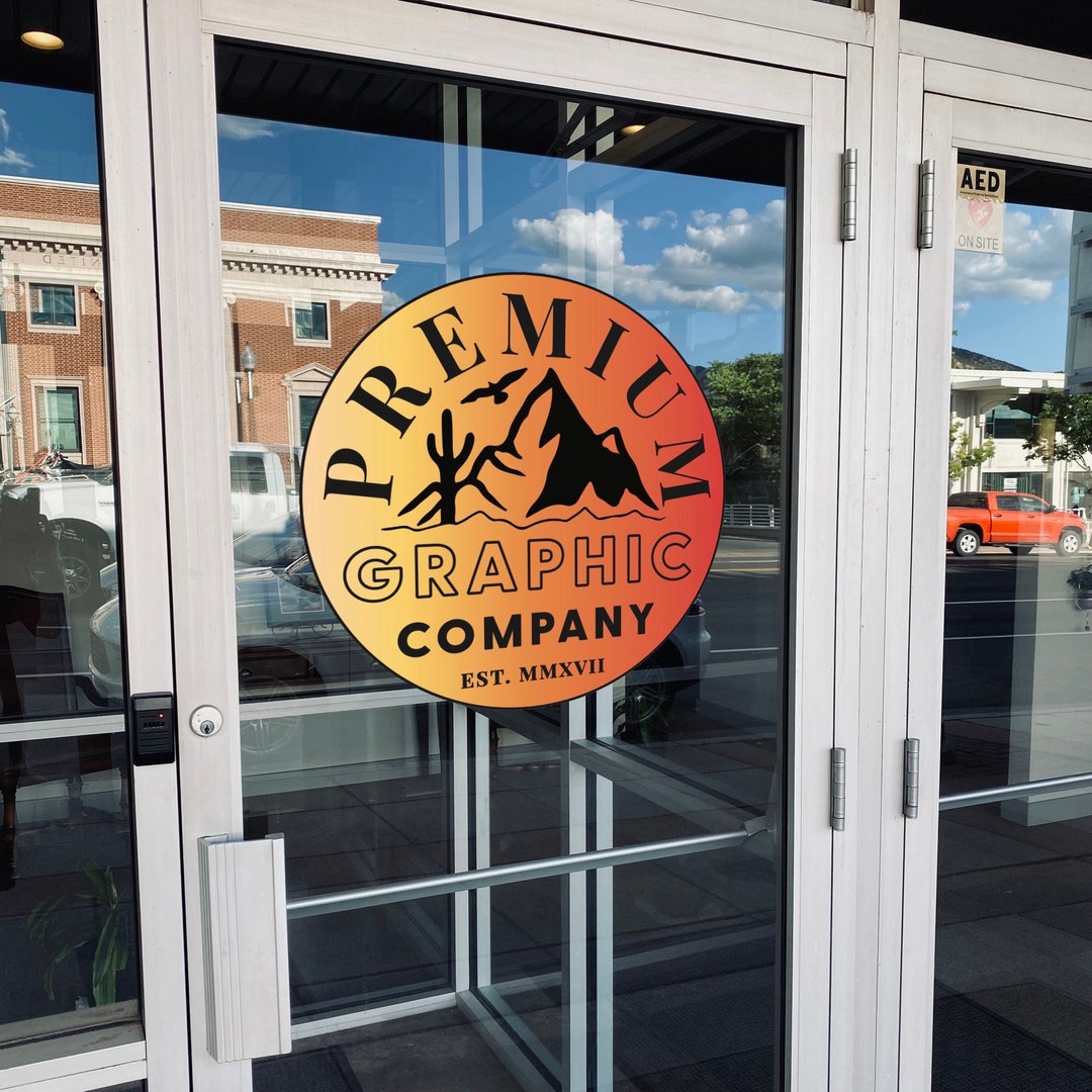 Custom Printed Stickers / Your Logo or Artwork / Sticks to Glass, Metal ...