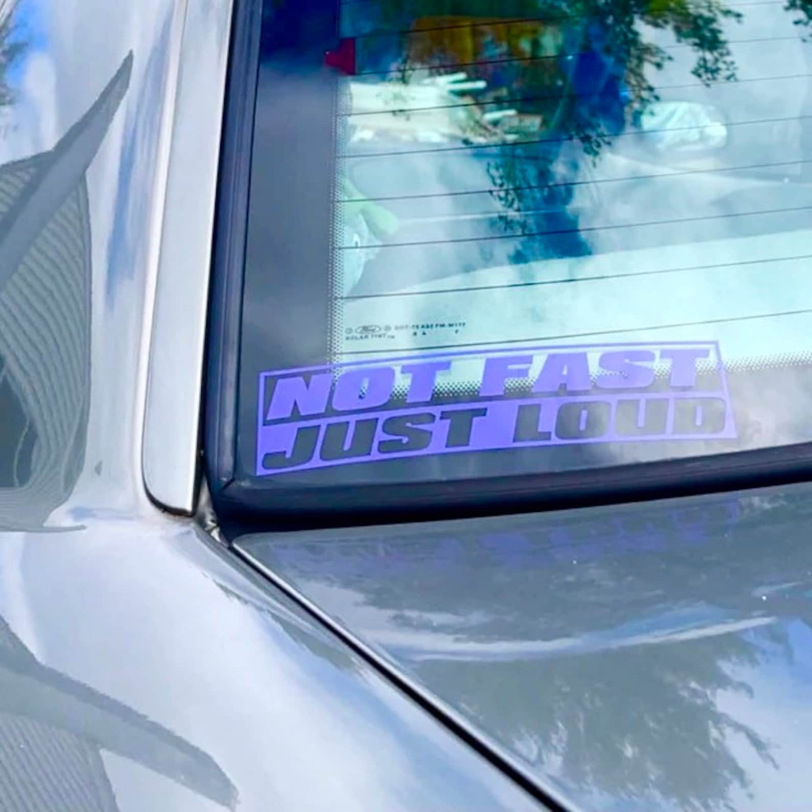 Not Fast Just Loud Decal Sticker / JDM Drift Stance Anime - Etsy