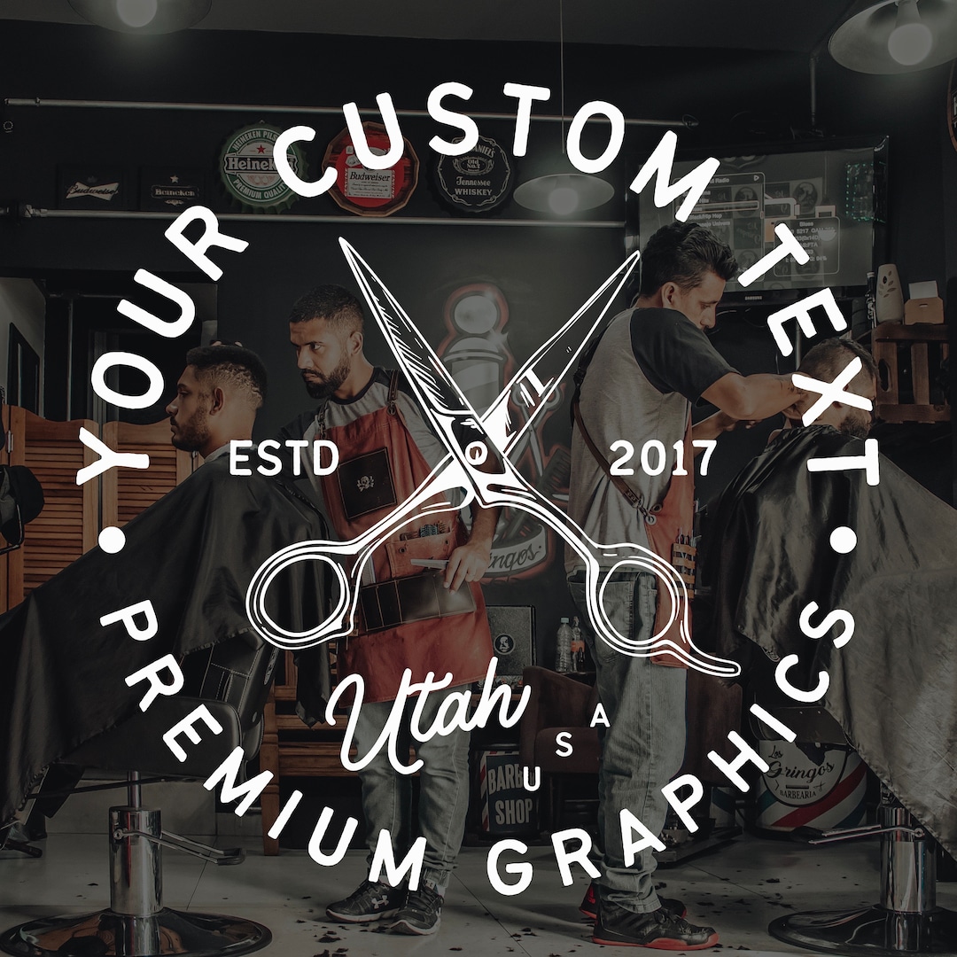 Customizable Shop Sign Decal / 6 Year Outdoor Rating / Your Text or ...