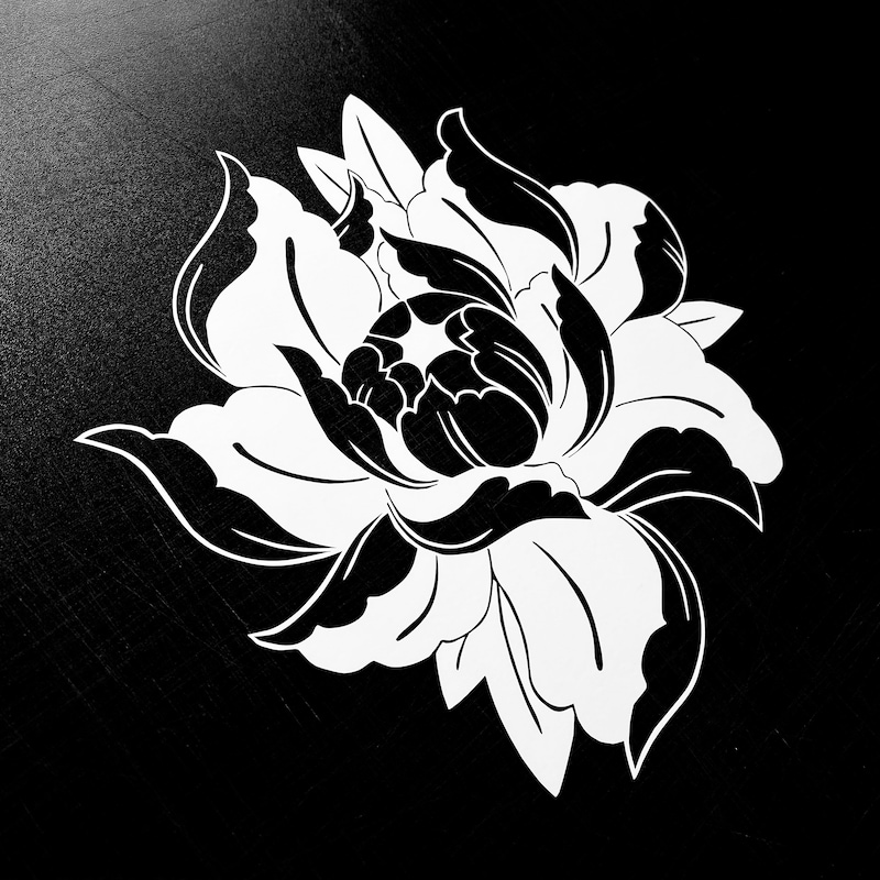 Peony Decal - Etsy