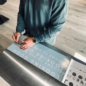 Custom Door Decal / Your Text and or Business Logo - Etsy