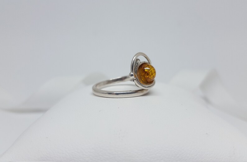 Small Natural Baltic Amber Ring Fully Adjustable Amber Ring | Etsy
