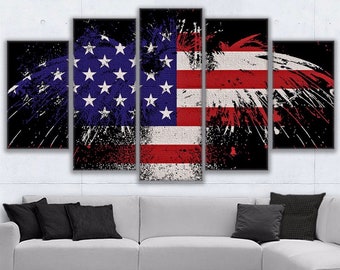 American flag canvas | Etsy