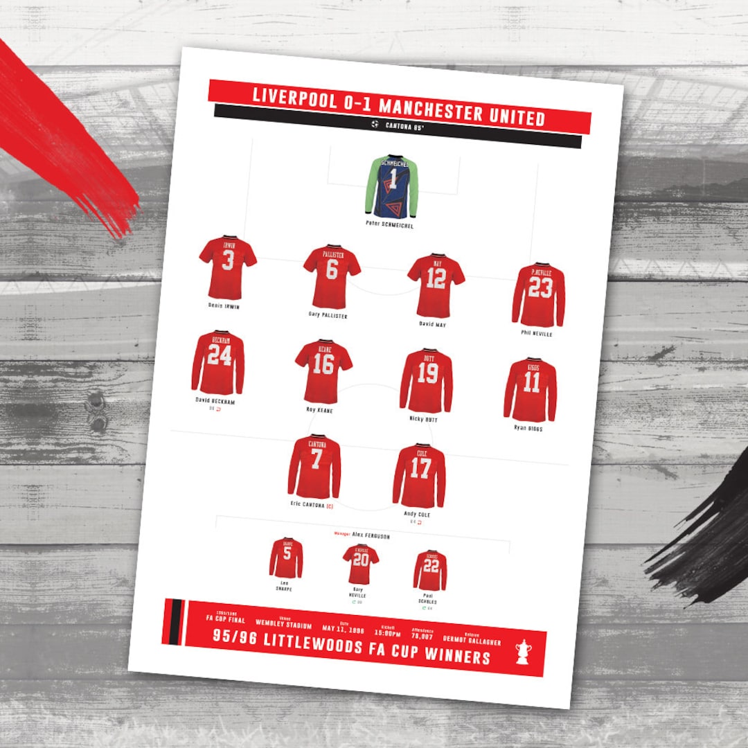 1996 FA Cup Manchester United V Liverpool 1996 FA Cup Final ...