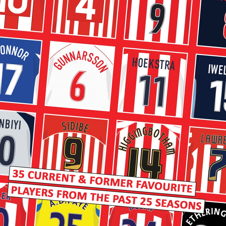 Stoke City 25 Years in the Potteries Legends Print Gifts - Etsy UK