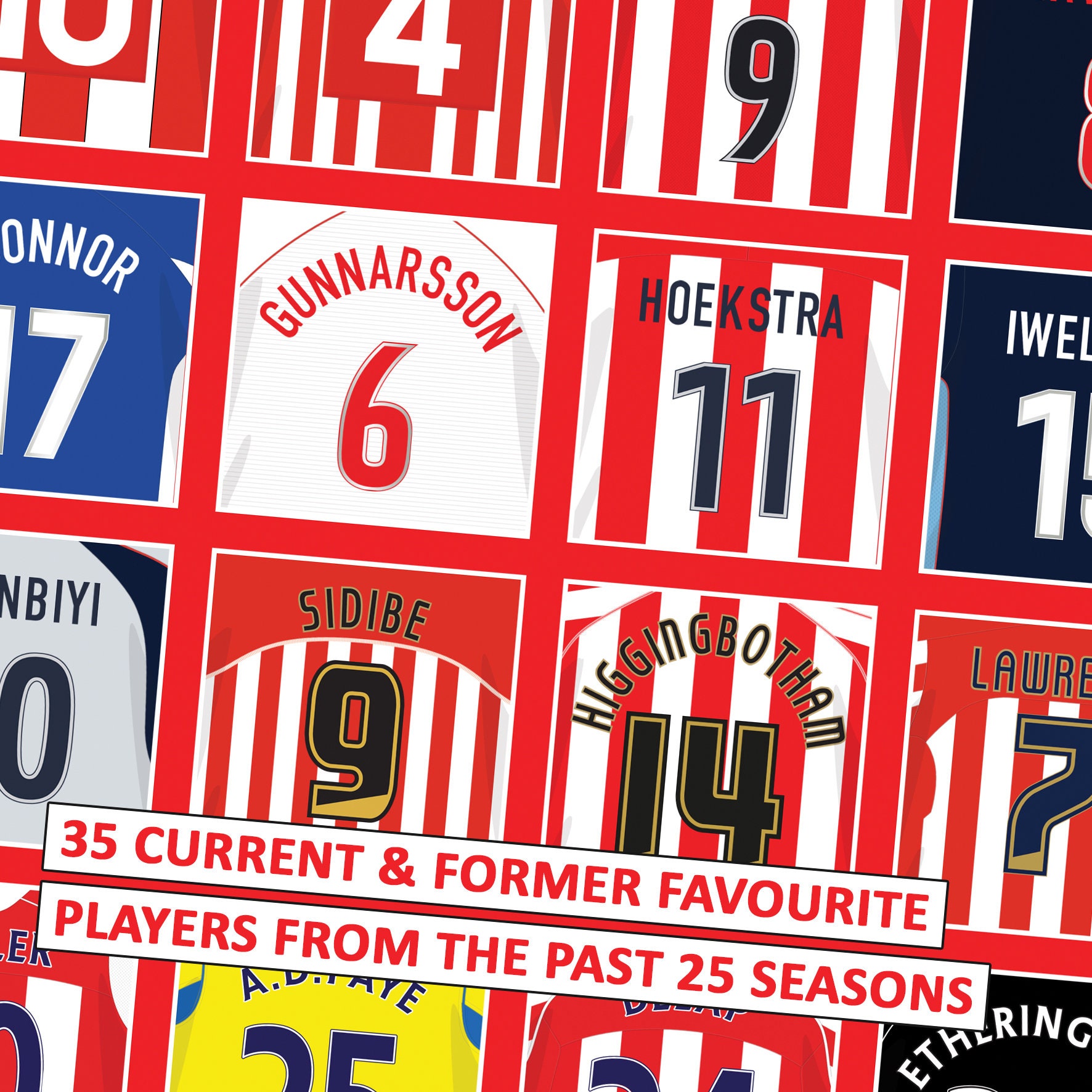 Stoke City 25 Years in the Potteries Legends Print Gifts - Etsy UK