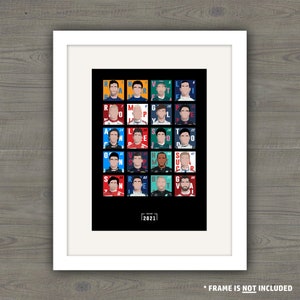 The 2021 Grid Formula 1 Drivers Presentation Print Gift - Etsy