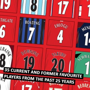 Middlesbrough - 25 Years on Teesside - Legends Print - Gifts - Wall Art ...