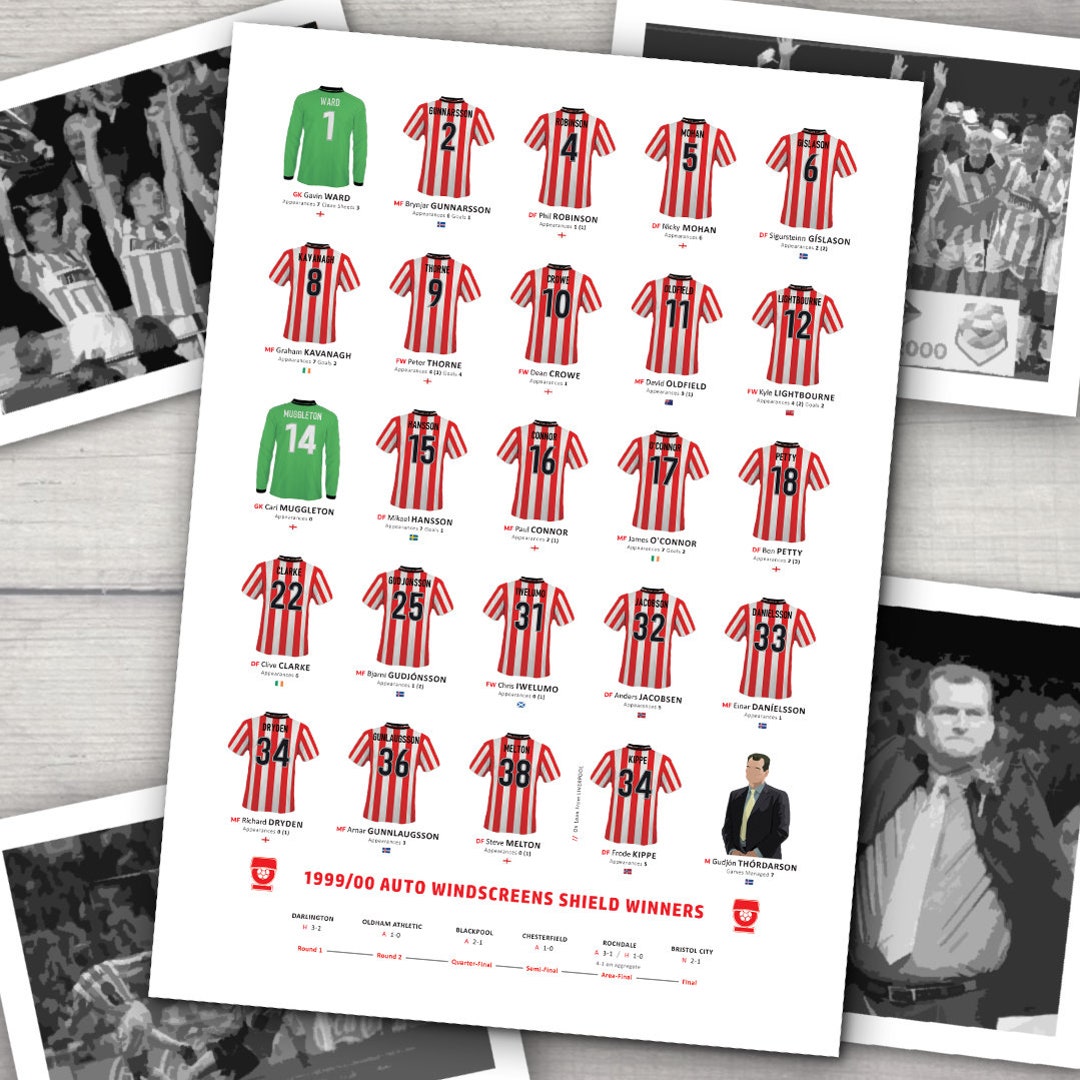 2000 Stoke City 1999/2000 Auto Windscreens Shield Winners - Etsy.de