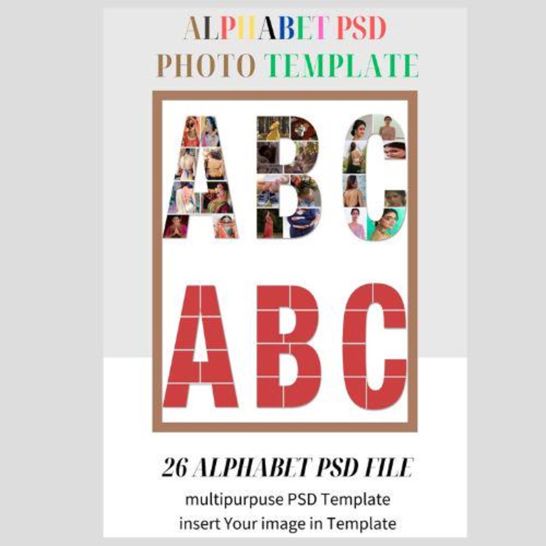 Alphabet Template Pack, Photo Template Pack, Letter Templates ...
