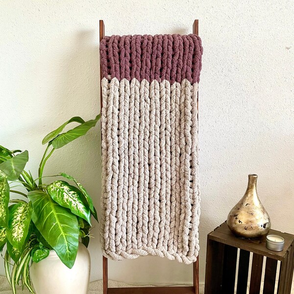 Chunky Throw - Etsy