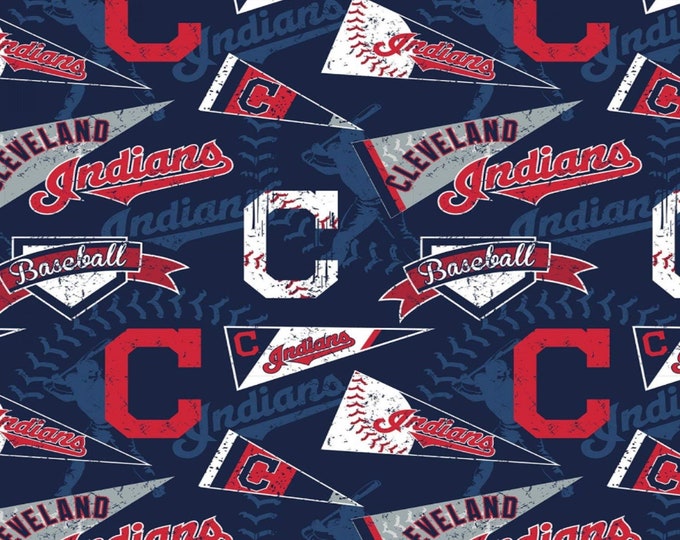 Cleveland Baseball MLB Newest Retro Design 60 Inch Wide 100% - Etsy