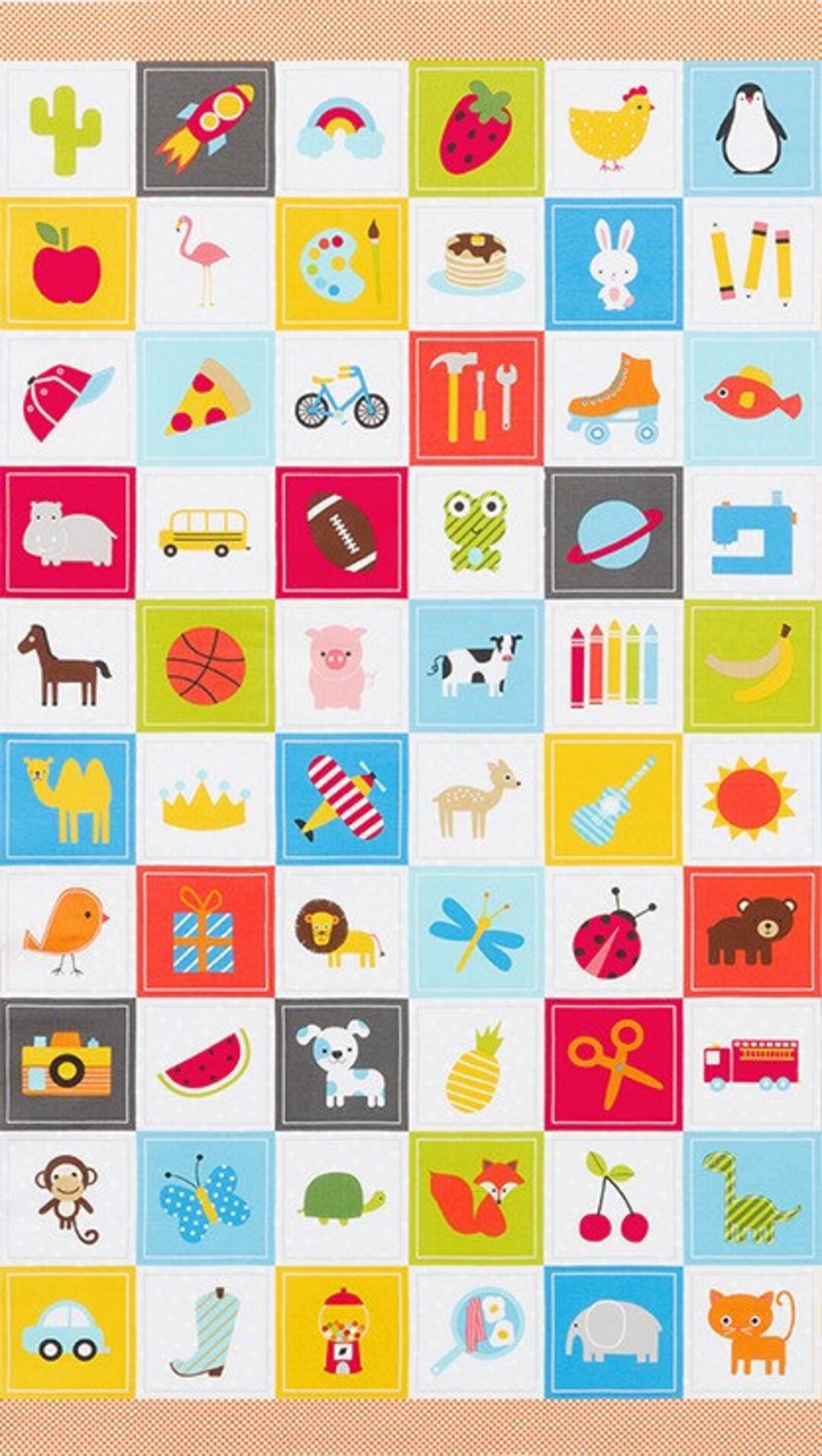 I Spy Bermuda Panel 24 in X 44 in by Robert Kaufman 100% Cotton ...