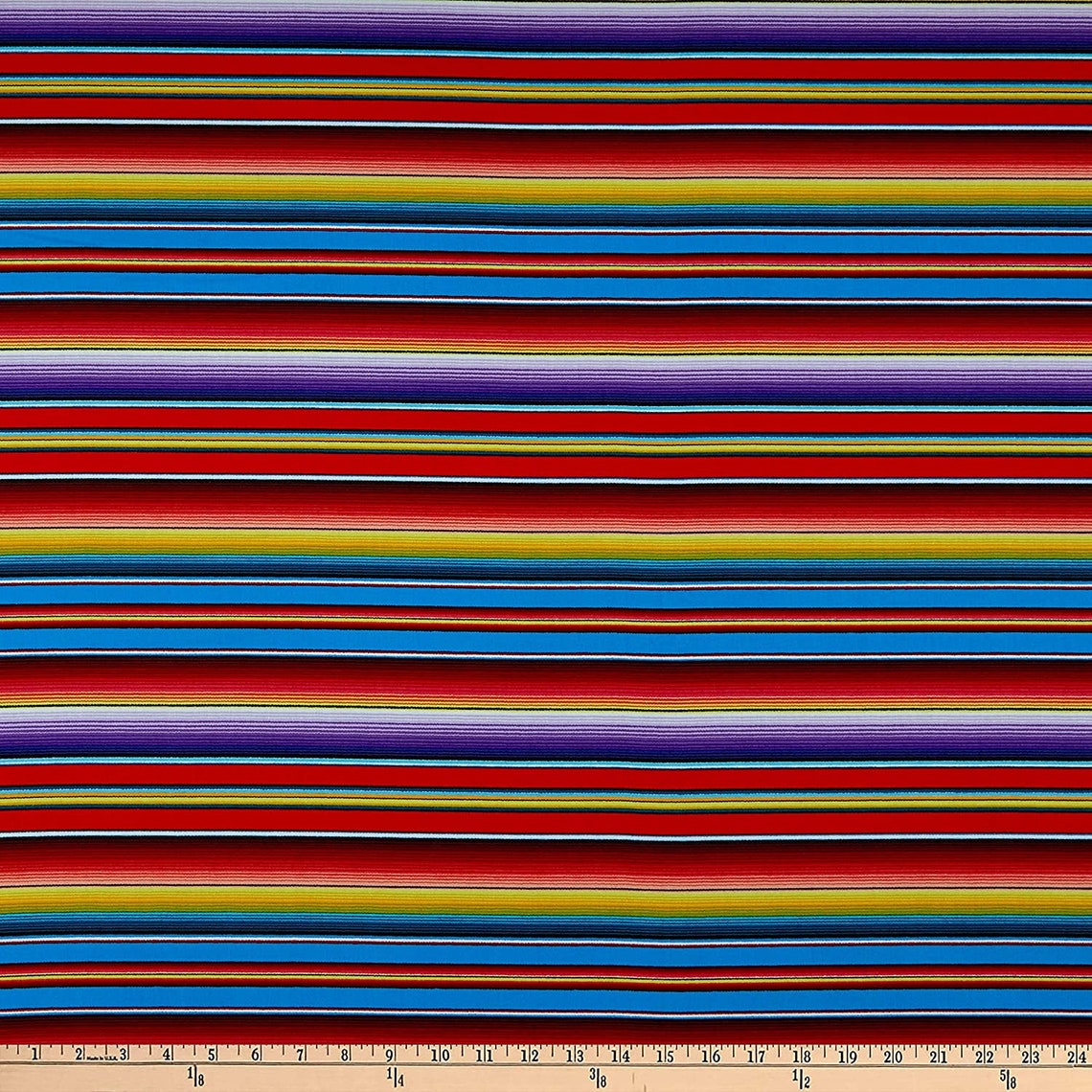 Fiesta Orange Serape Stripe by Elizabeth Studio 44 Inches Wide - Etsy