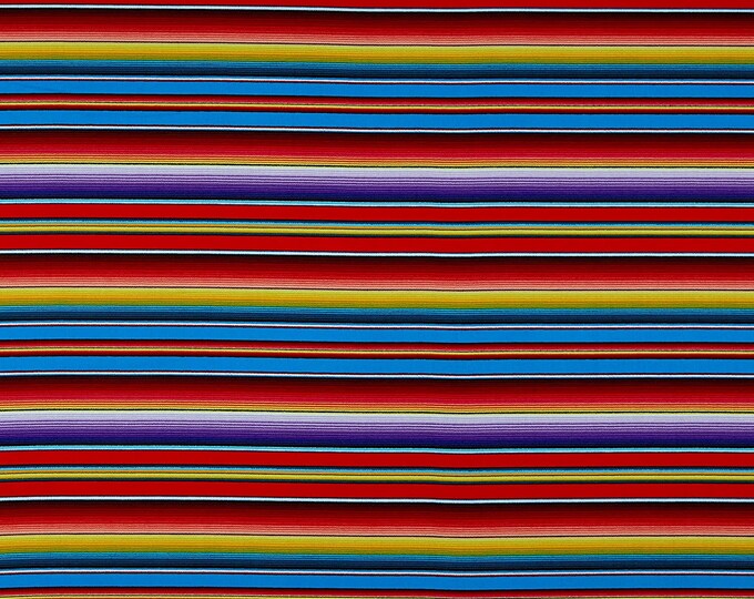 Fiesta Orange Serape Stripe by Elizabeth Studio 44 Inches Wide - Etsy