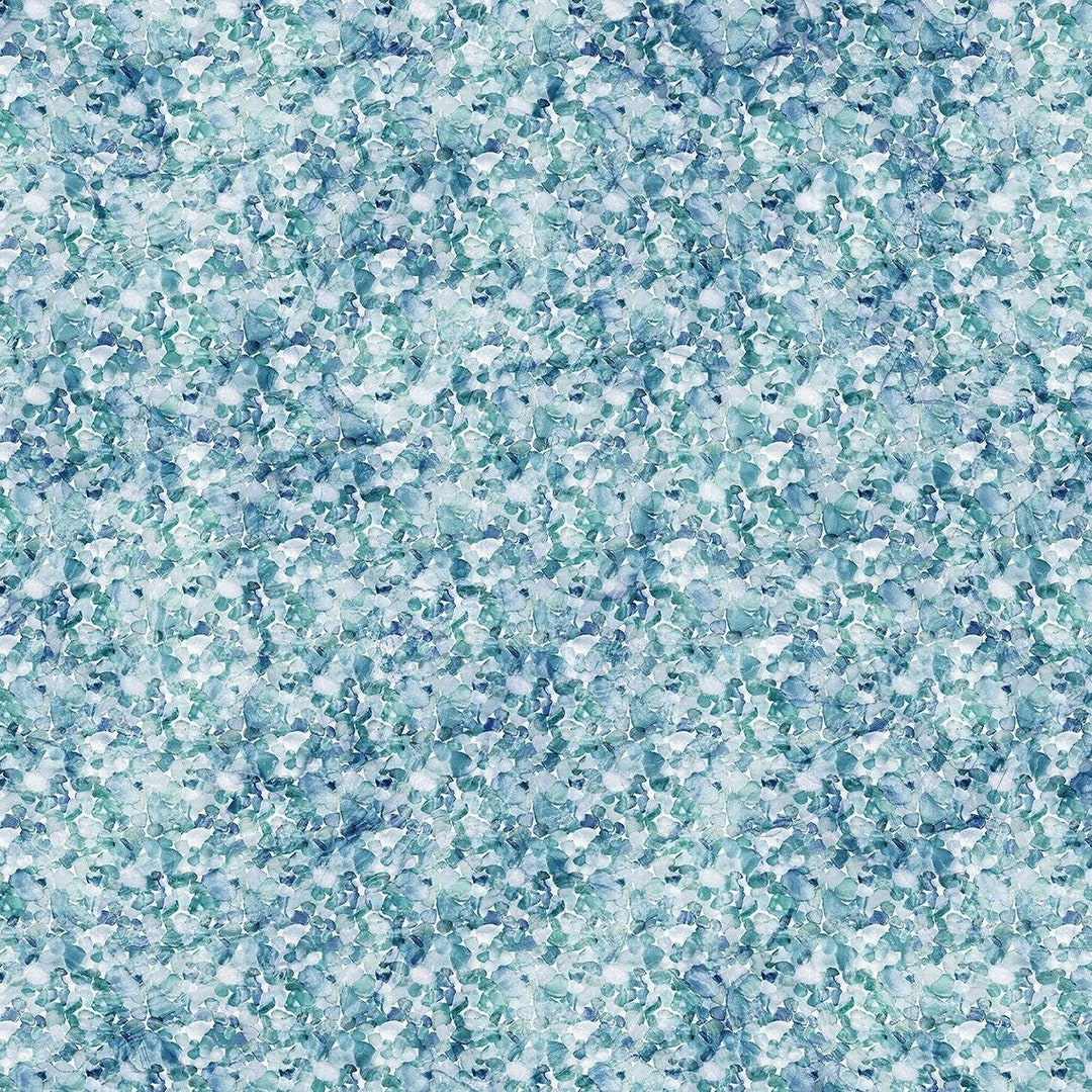 Sea Breeze Sea Glass Texture Watercolor in Pale Blue by Deborah Edwards ...