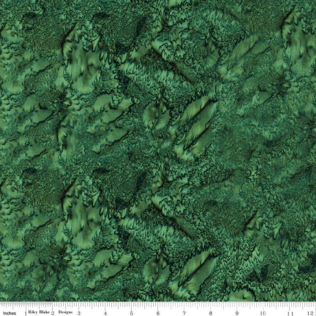 Expressions Batiks Hand-dyes Basic Texture Blender in Forest Green by ...