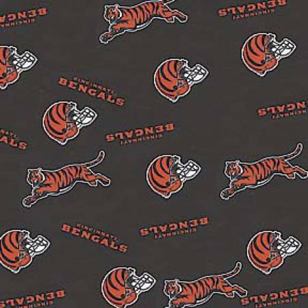 Cincinnati Bengals NFL Football by Fabric Traditions 58-60 - Etsy