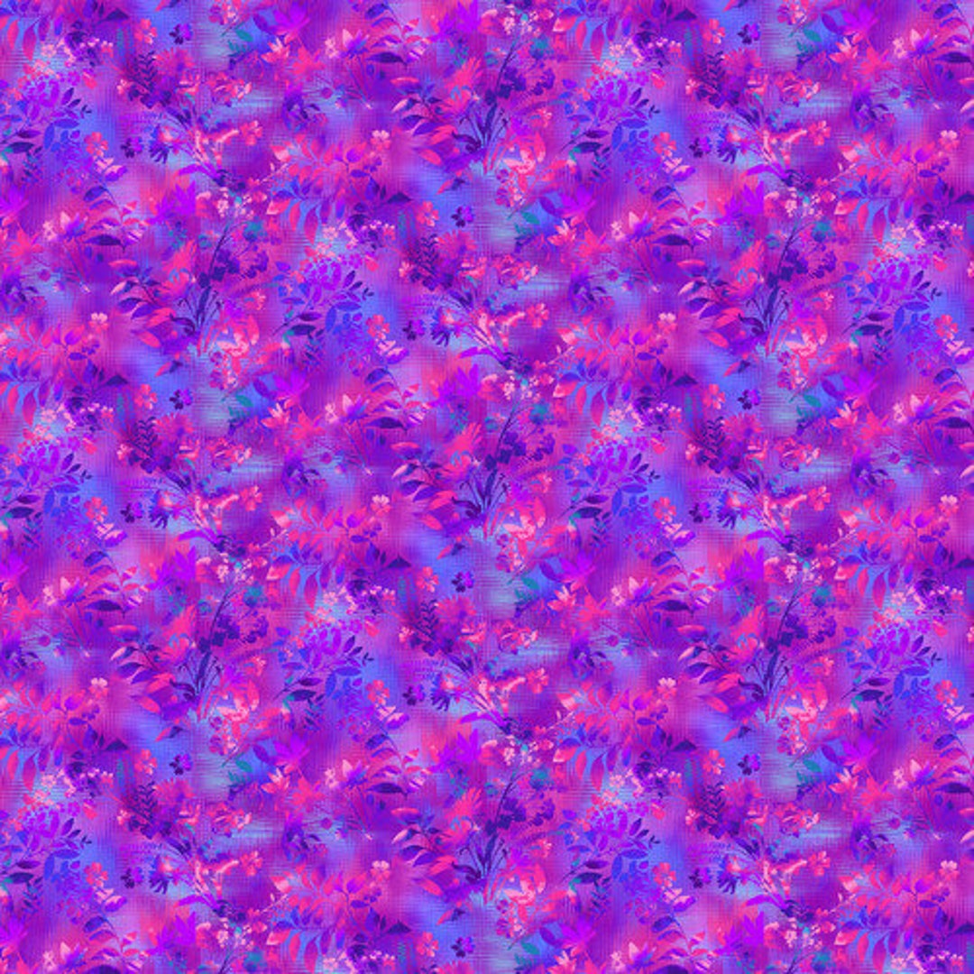 Fractal Forest Digital Fern Collage in Multi by Art Loft for Studio E ...