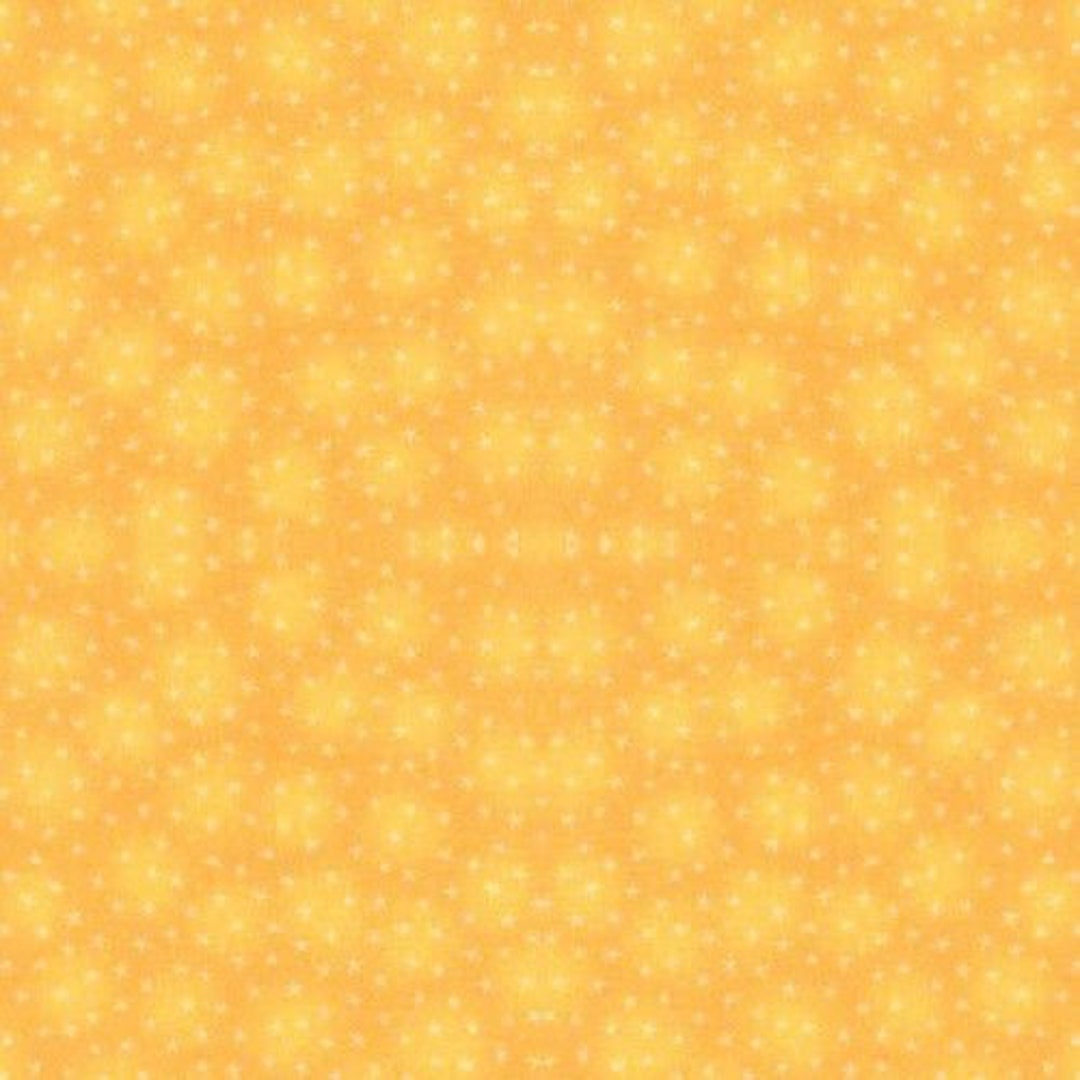 Starlet Small Stars in Yellow by Blank Quilting 44 Inches Wide 100% ...