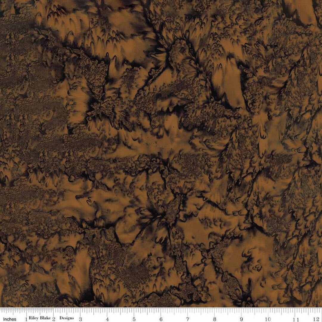 Expressions Batiks Hand-dyes Basic Texture Blender in Gingerbread Brown ...