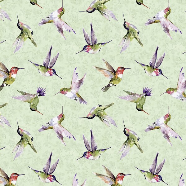 Hummingbird Fabric - Etsy