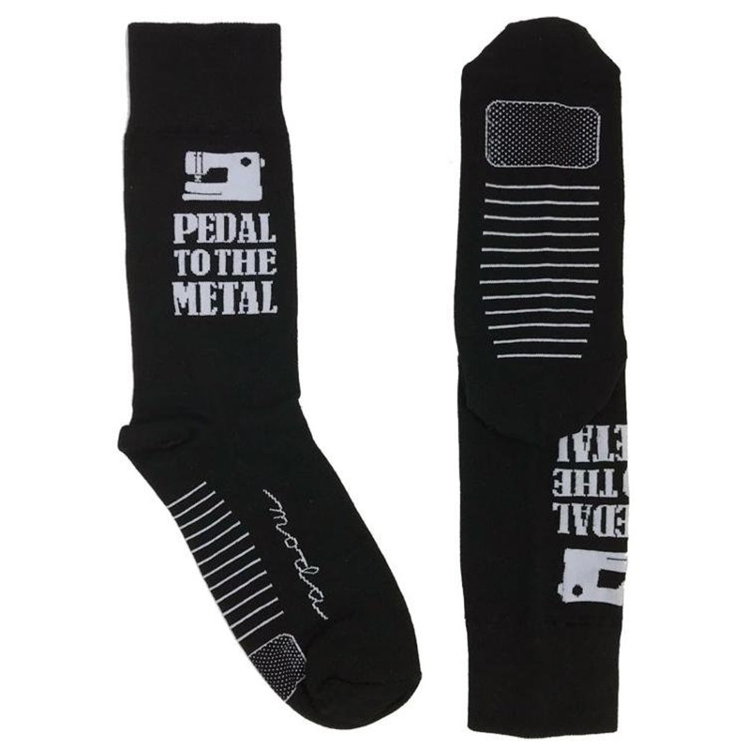 Pedal to the Metal Socks One Size Fits Most by Moda Fabrics 75 % Cotton ...