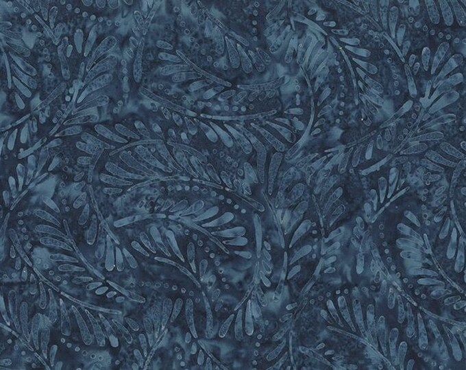 Tealing Good Batiks Mini Paisley in Cream Aqua by Wilmington Prints 44 ...