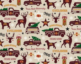 Iowa State Fabric | Etsy