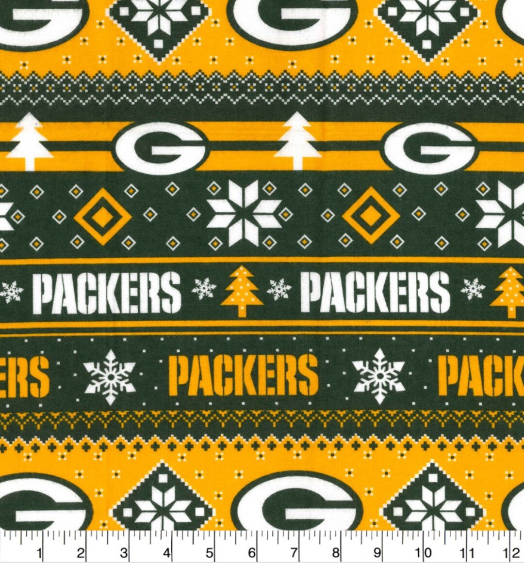 Green Bay Packers NFL Football Winter Holiday Christmas Stripe - Etsy