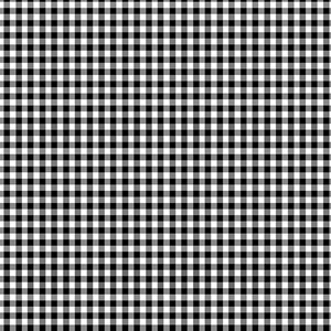 Gnome for the Holidays Check Plaid in Black by Gail Cadden - Etsy