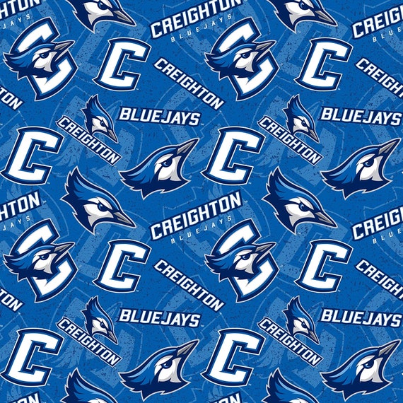 Creighton Blue Jays NCAA College Tone on Tone Design 43 inches | Etsy