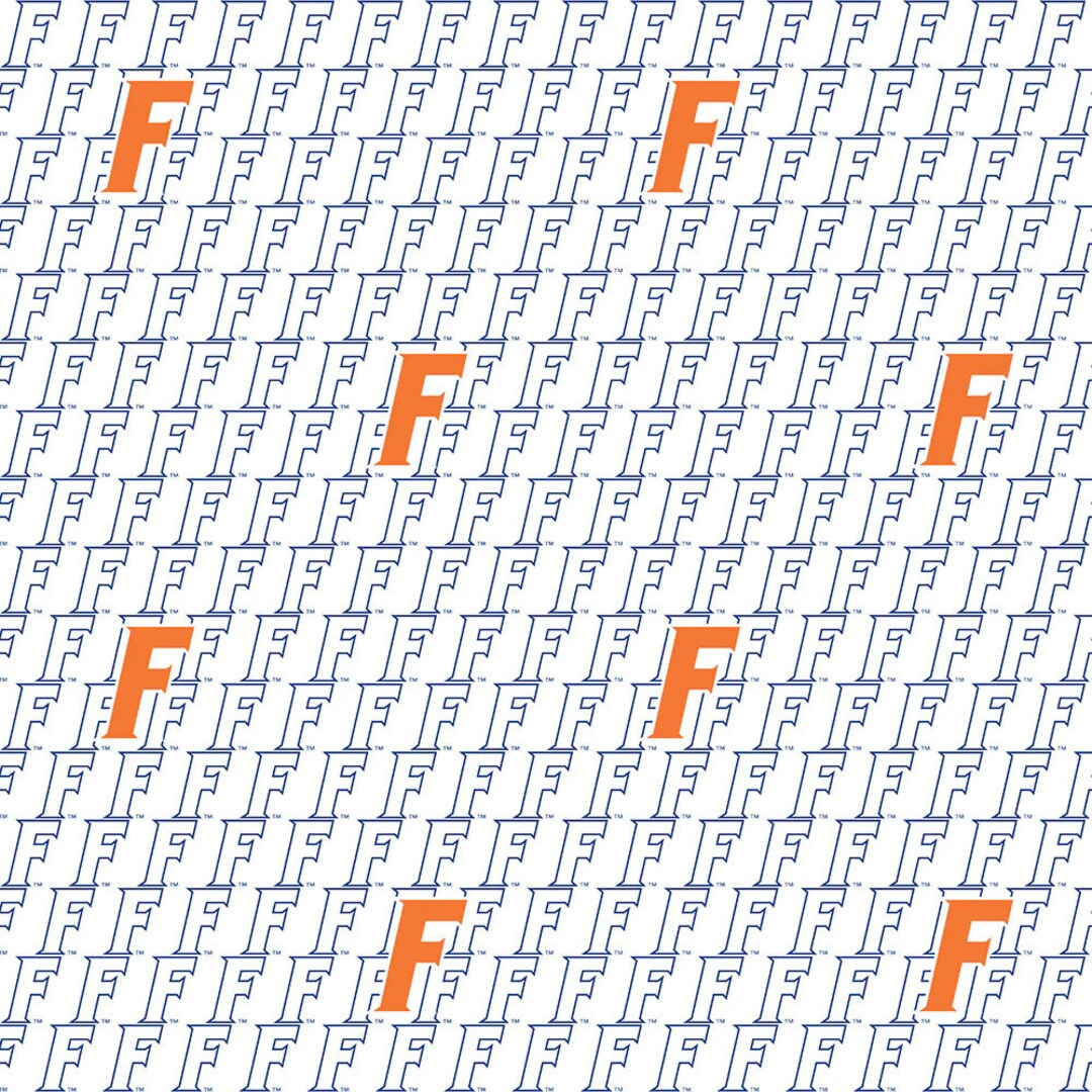 Florida Gators NCAA College White Block Letter by Sykel 44 Inches Wide ...