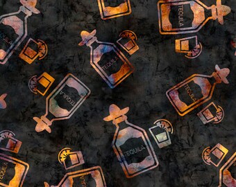 Cocktail Hour Fabric - Etsy