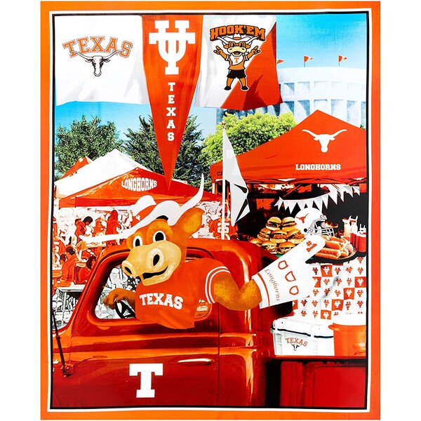 Texas Longhorn Quilt Panel - Etsy