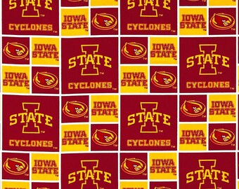 Iowa State Fabric | Etsy