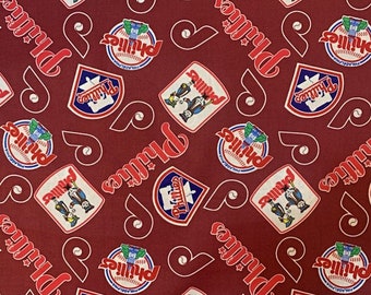 Phillies Fabric - Etsy
