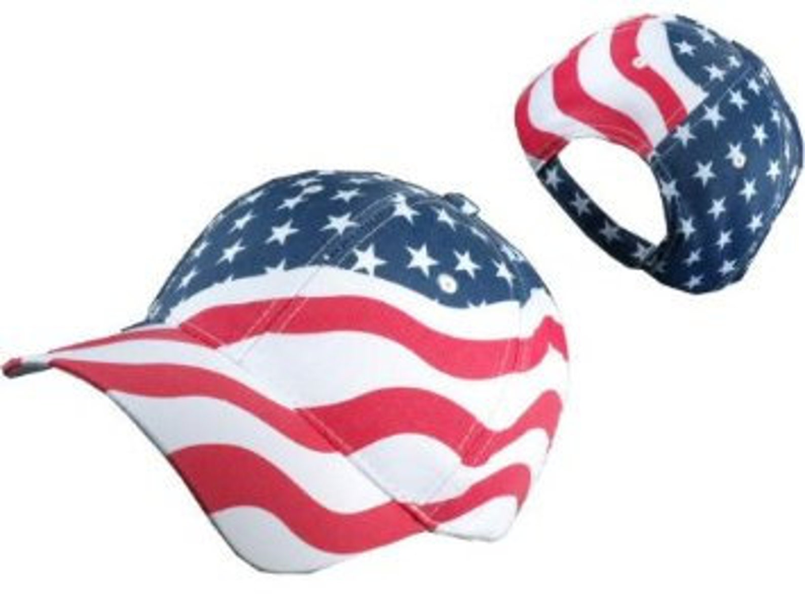 American Flag Cap With Adjustable Back - Etsy