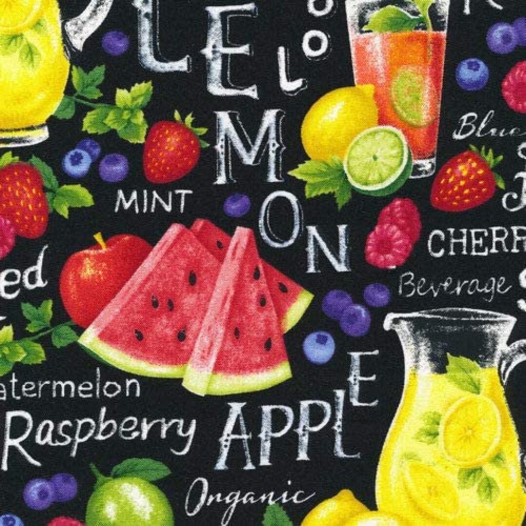 Farmer John Garden Party Lemonade on Black by Paintbrush Studio 44 ...