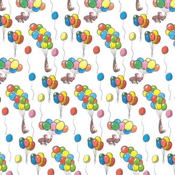 Curious George Fabric - Etsy