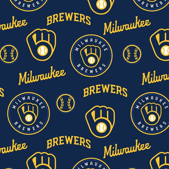 Milwaukee Brewers New Glove Logo and Name Design 60 Inches - Etsy