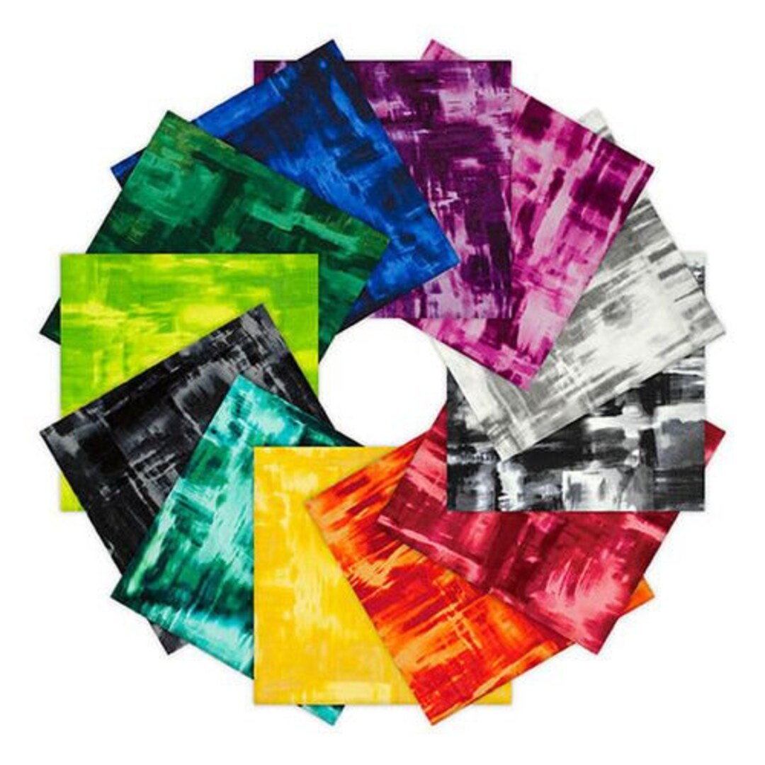 Prismachrome Fat Quarter Bundle 18x21 12pcs by Chelsea Designworks for ...