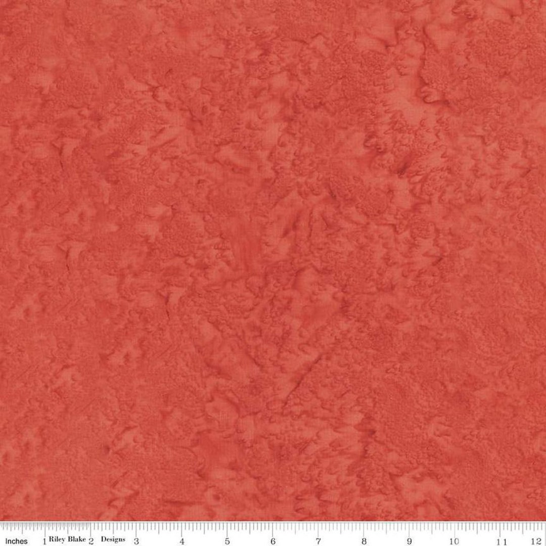 Expressions Batiks Hand-dyes Basic Texture Blender in Red Fox by Riley ...