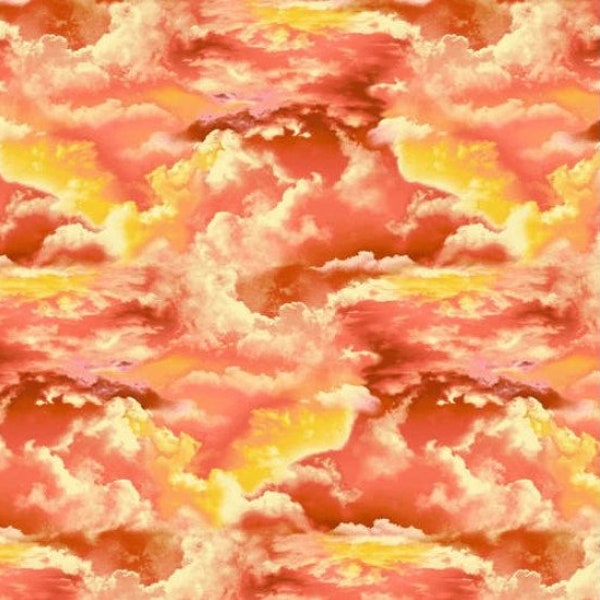 Sunset Fabric - Etsy