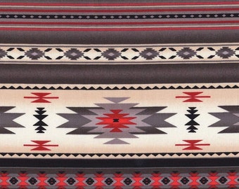 Grey Aztec Fabric - Etsy
