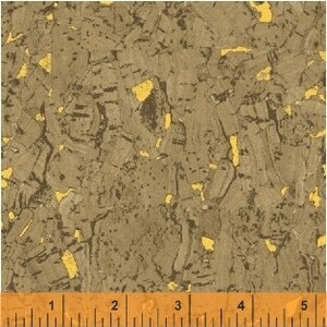 Recorked in Toast With Gold Metallic Thread by Windham Fabrics 44-45 ...