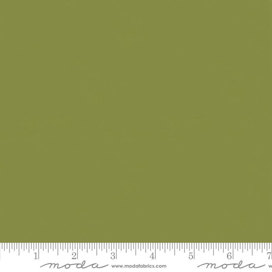 Bella Solids in Lichen Green by Moda Fabrics 44 Inches Wide 100% Cotton ...